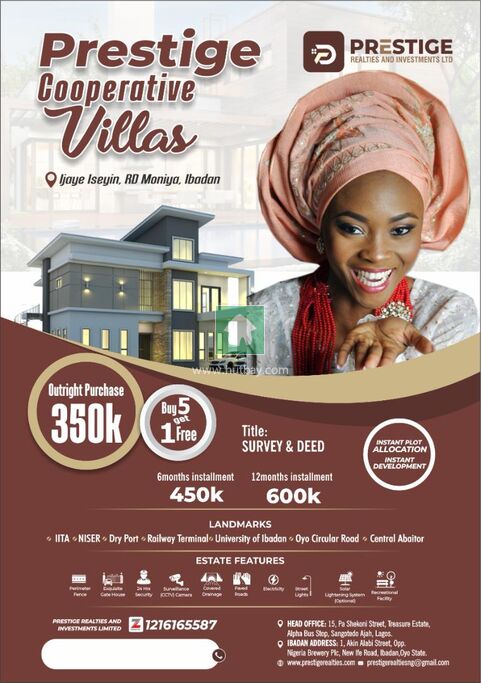 Land For sale at Akinyele, Oyo | Hutbay