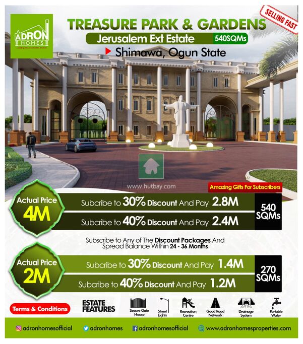 Land For sale at Redemption Camp, Ogun | Hutbay